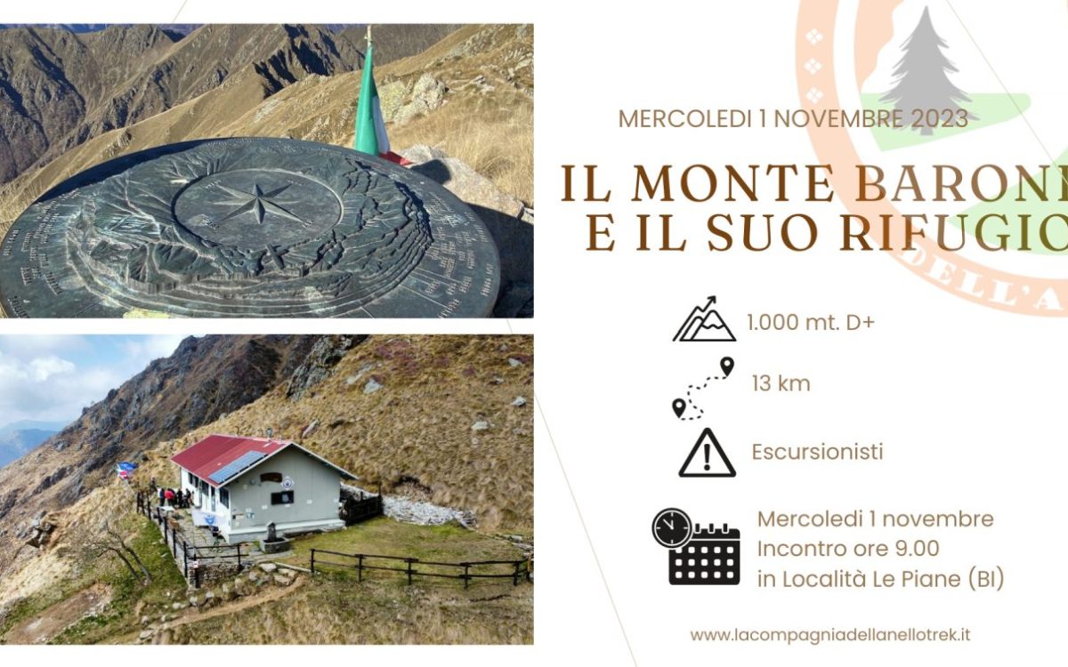 01/11/2023 - Il Monte Barone e il suo Rifugio (BI) - La Compagnia dell ...